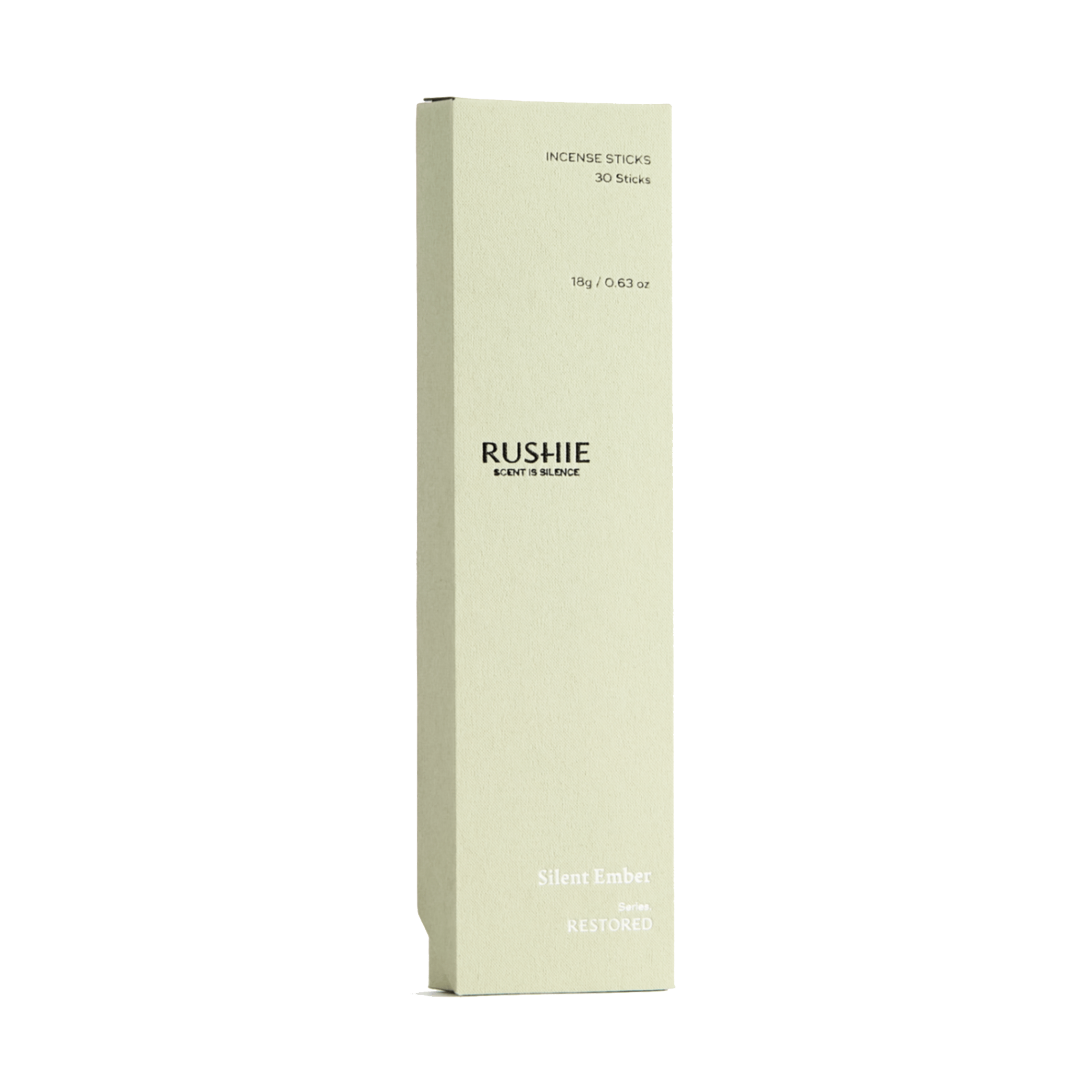 Rushie | Silent Ember: Let Stillness Speak | Vegan Incense Sticks ...